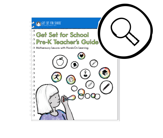 Get Set for School Teacher Guide Multisensory Lessons Sample | Learning ...