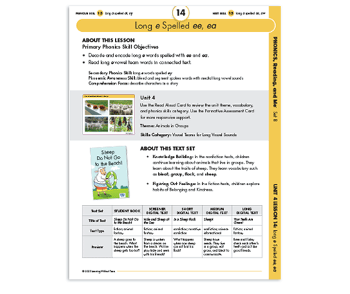 Phonics, Reading, and Me | Learning Without Tears