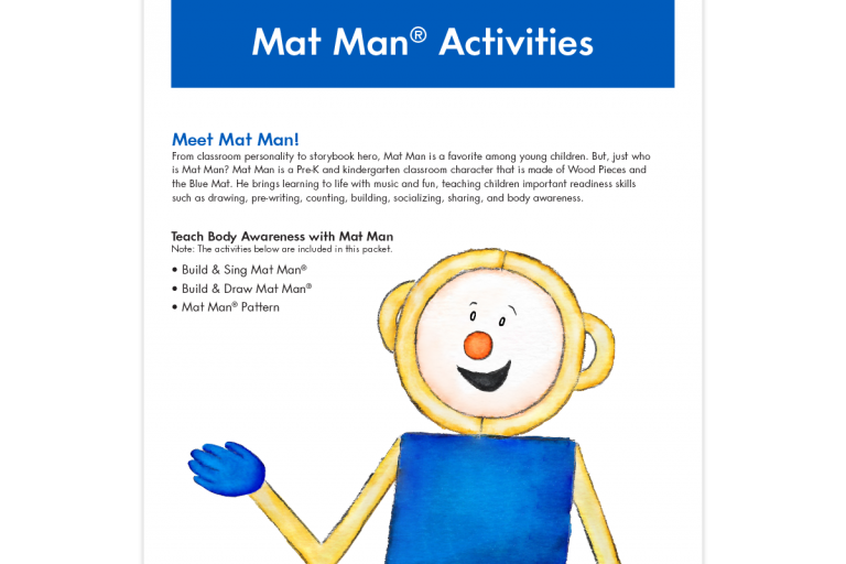 Webinar Download: Mat Man Activity | Learning Without Tears
