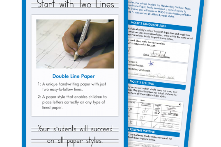 Double Lines Booklet | Learning Without Tears