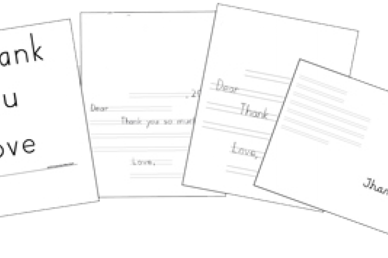 thank-you-notes | Learning Without Tears