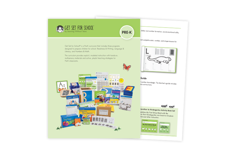 Get Set for School Curriculum Overview | Learning Without Tears