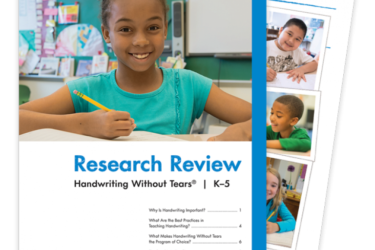 Handwriting Research - Why Learning Without Tears Works | Learning ...
